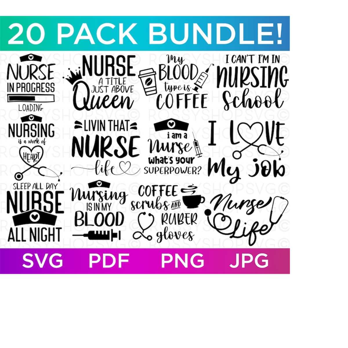 Nurse SVG Bundle, Nurse Quotes SVG, Doctor Svg, Nurse Superh - Inspire ...