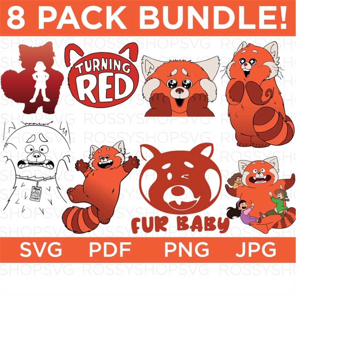 Turning Red Bundle Svg, Mei Lee Svg, Red Panda Svg, Meilin S - Inspire ...