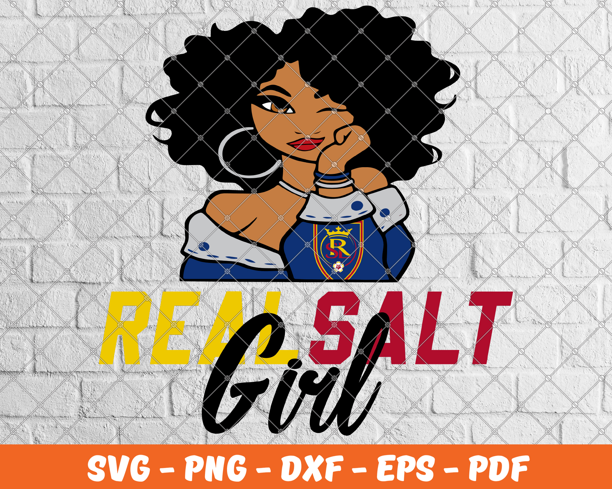 Real Salt lake logos, Real Salt girl svg, Girl logo, Black G | Inspire ...