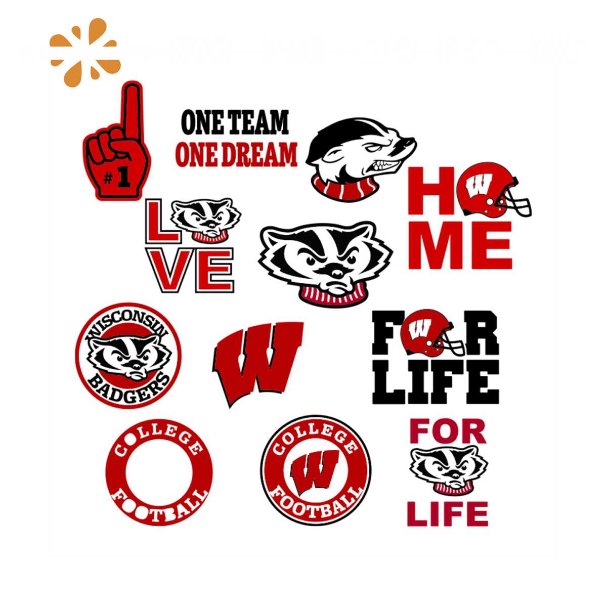 Wisconsin Badgers Bundle Svg, Sport Svg, Wisconsin Badgers S | Inspire ...