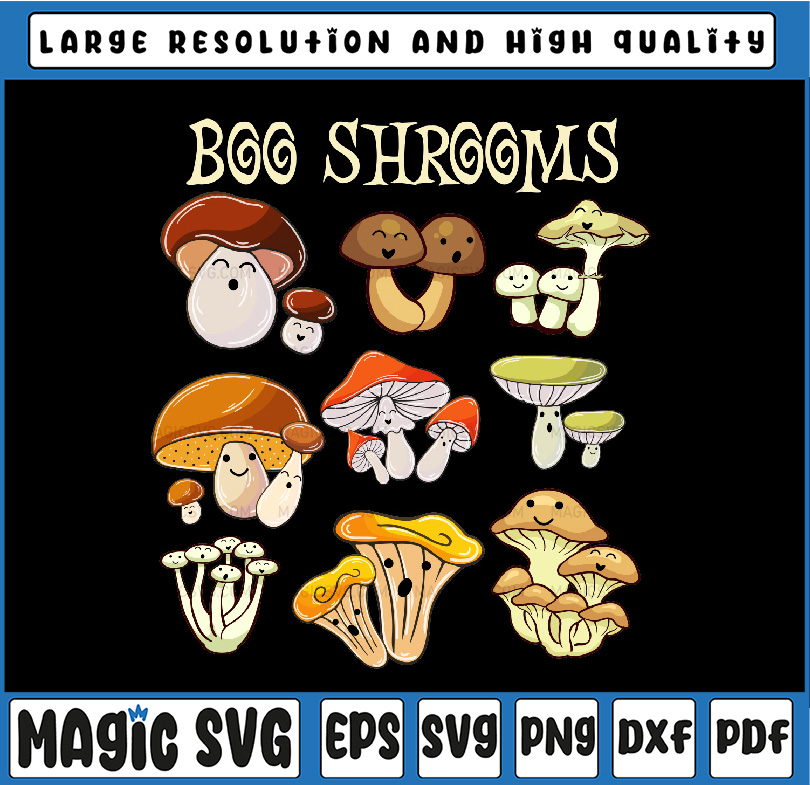 Mushroom Ghost Svg, Boo Shroom Halloween Svg, Cute Ghost Mus - Inspire ...
