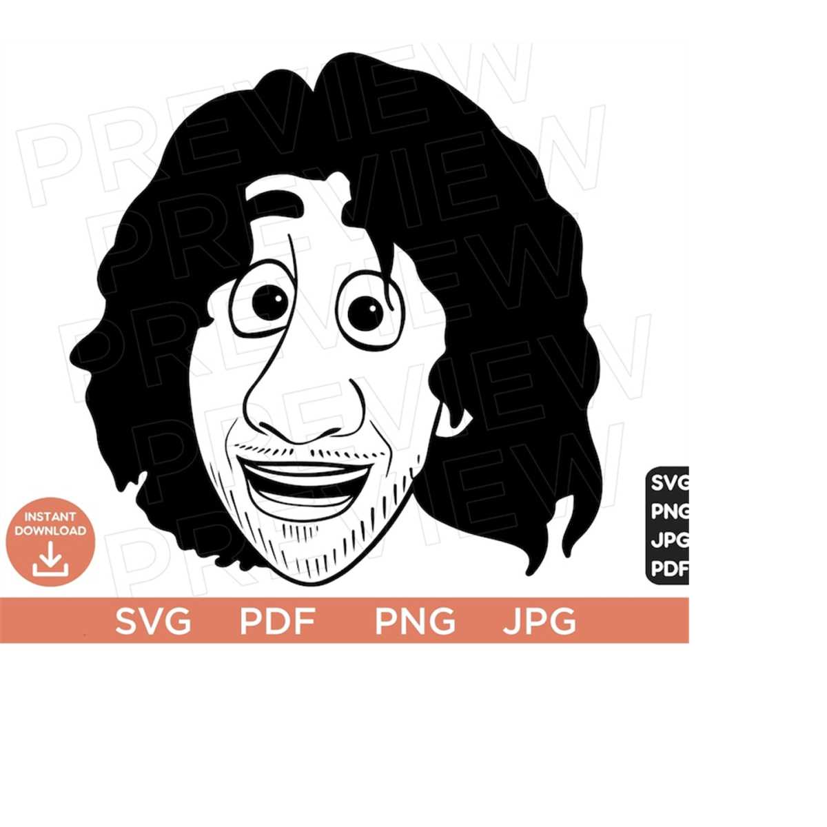 Encanto SVG Bruno svg png clipart SVG, We dont talk about Br - Inspire ...