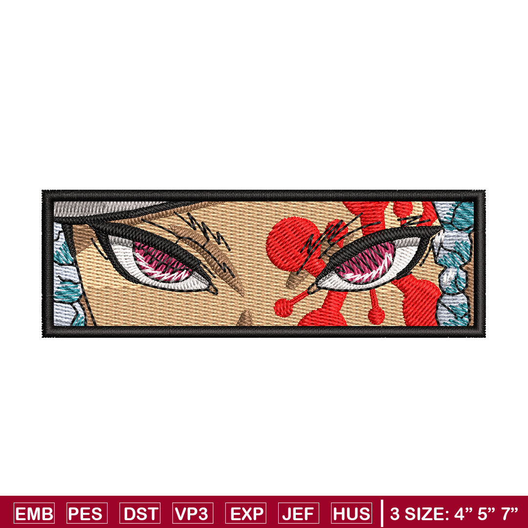 Tengen Eyes embroidery design, Kimetsu no Yaiba embroidery, - Inspire ...