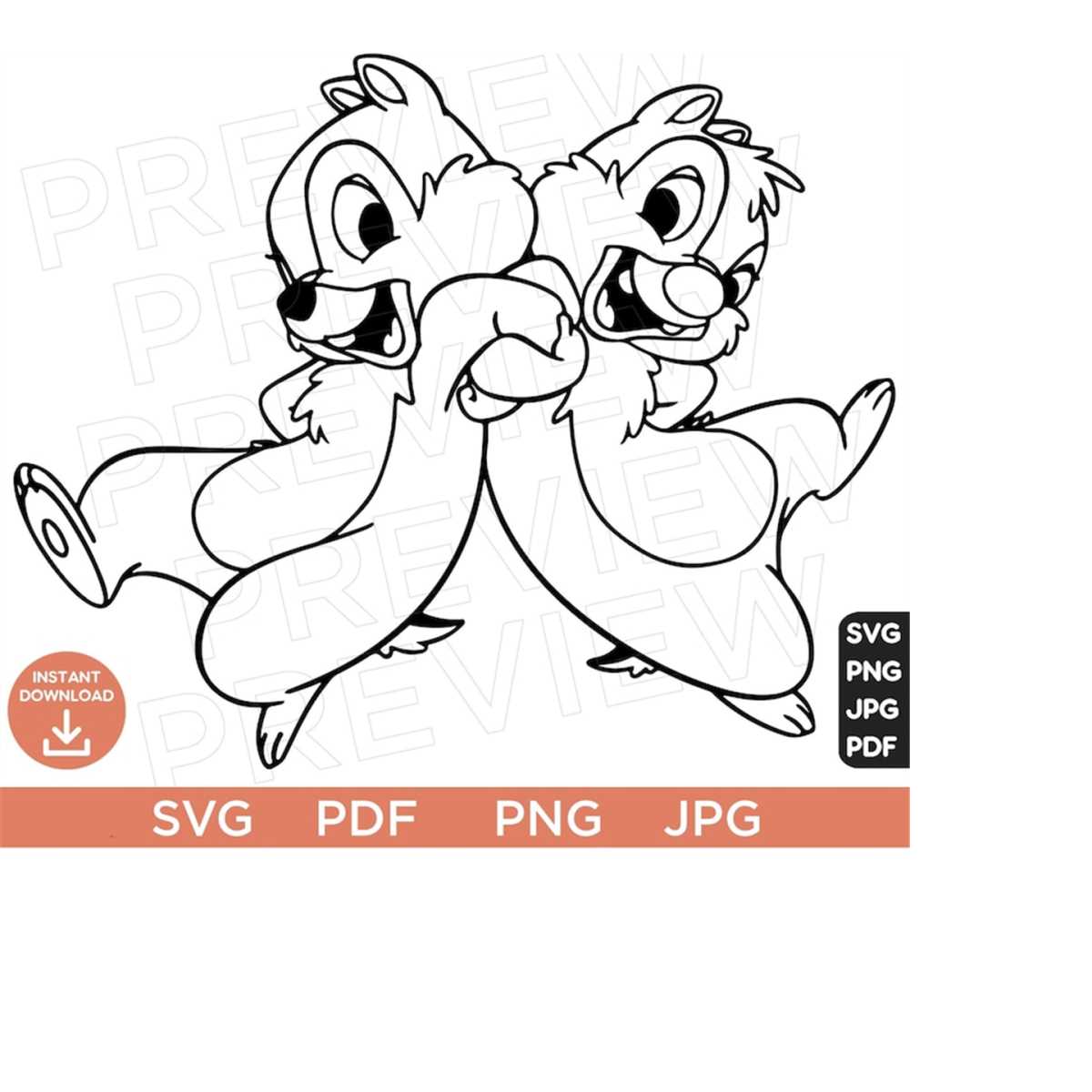 Vector Svg Chip and Dale Ears SVG, Chip 'N Dale Rescue Range - Inspire ...