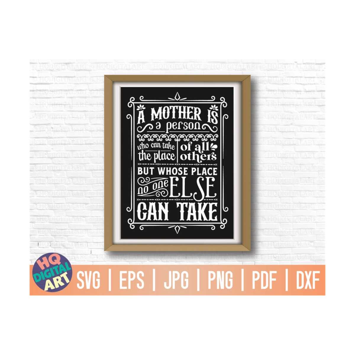 Mom Sign SVG / Mother Quote SVG / Mother's Day Sign SVG / Gi | Inspire ...
