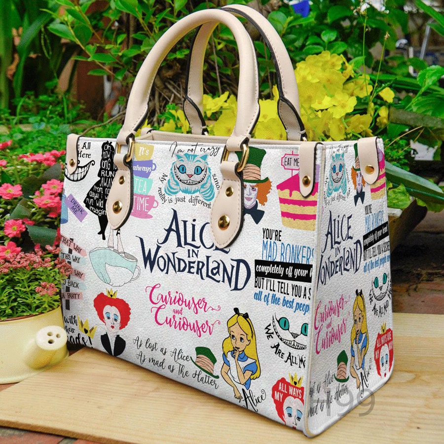 Alice in wonderland bag, Alice in wonderland shoulder bag, G | Inspire ...