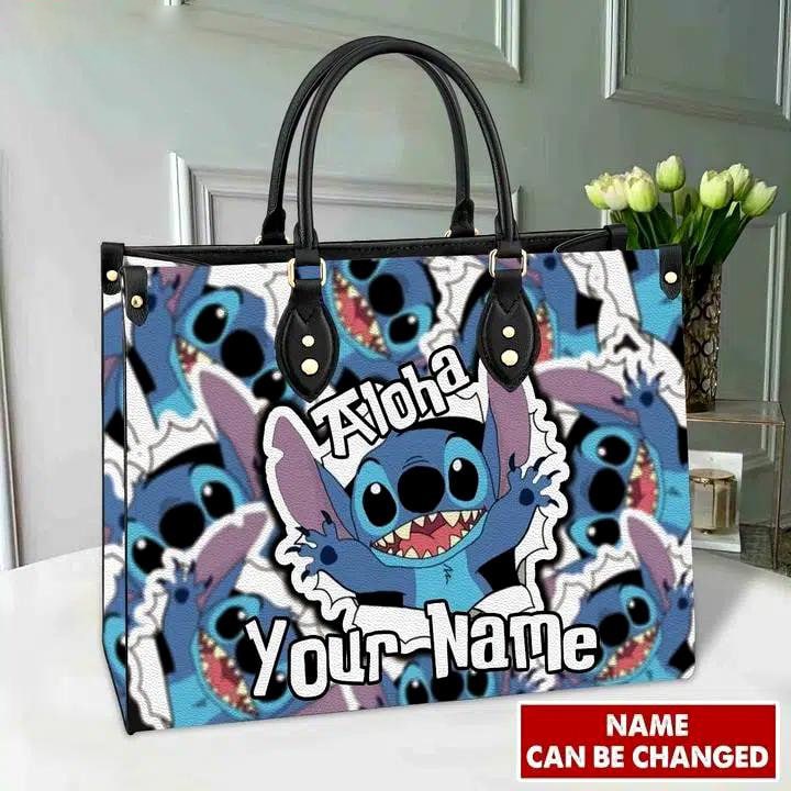 Custom Stitch women leather bag,Lilo And Stitch,Stitch Woman | Inspire ...