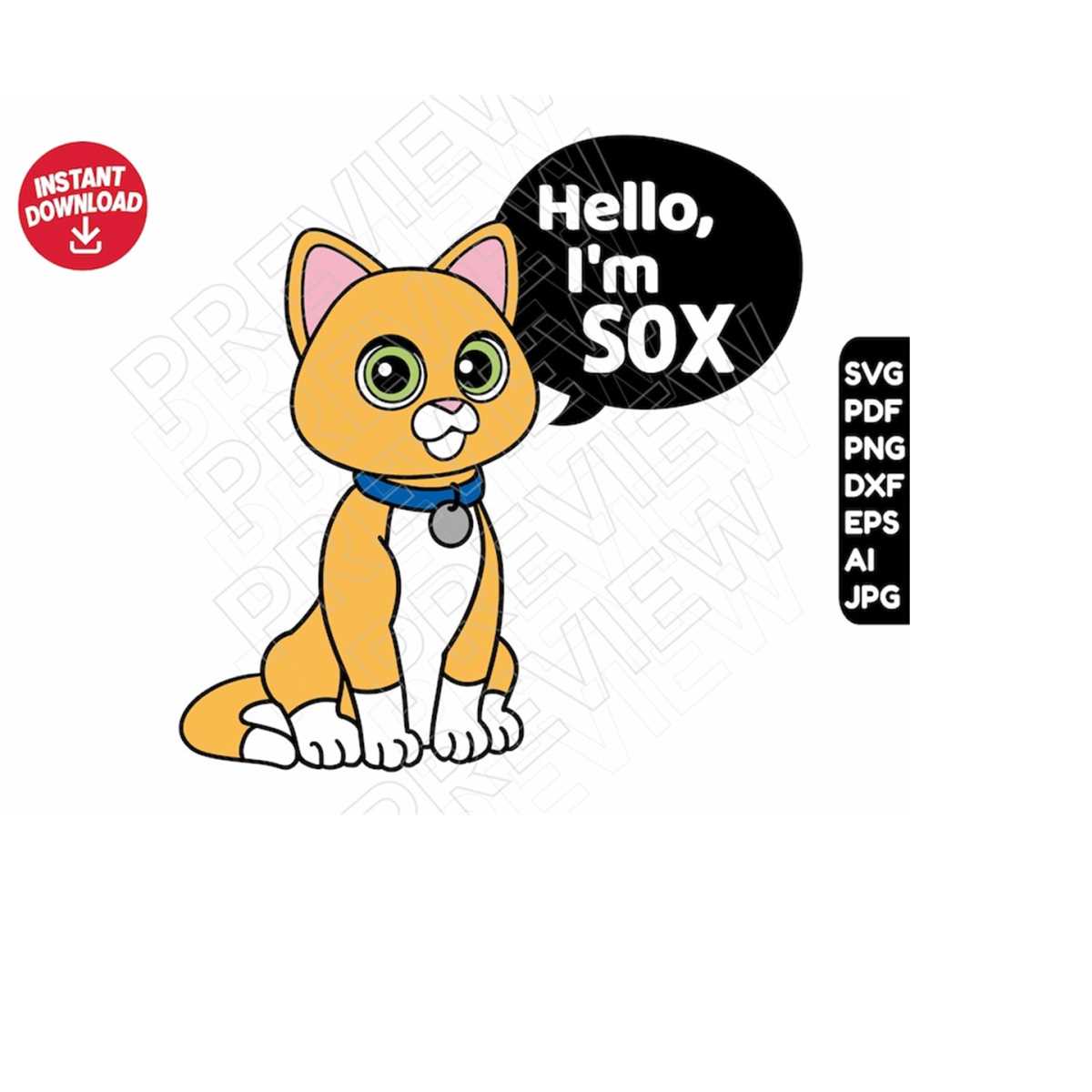 Sox SVG , cat buzz ligthyear png clipart , cut file layered - Inspire ...