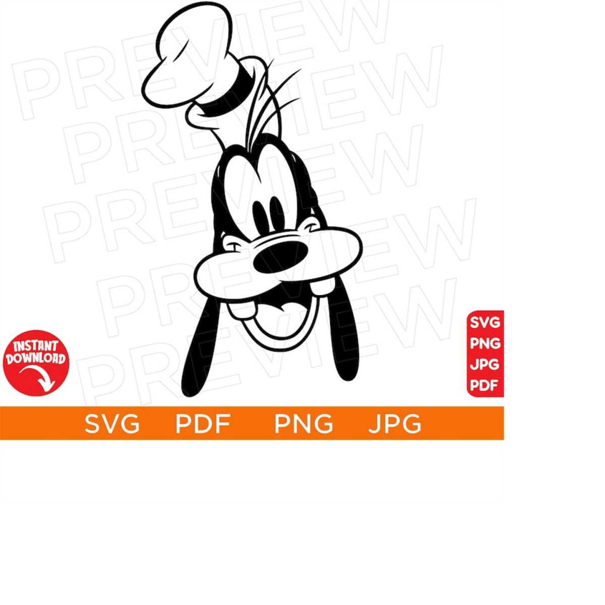 Goofy Vector Svg, Goofy Ears SVG Mouse png, Disneyland ears - Inspire ...