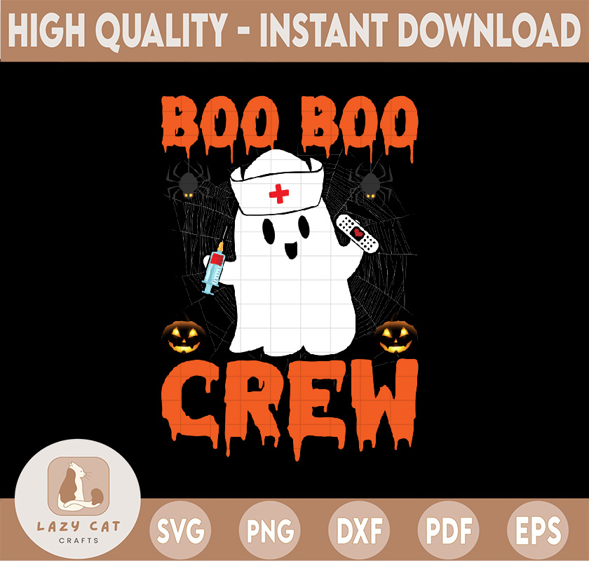 Boo Boo Crew Svg, The Boo Crew, Kids Halloween Svg, Hallowee | Inspire ...