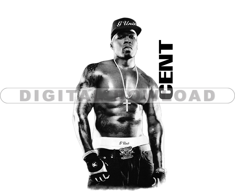 50 Cent Svg, 50 Cent Tshirt Design, File For Cricut, Rapper - Inspire ...