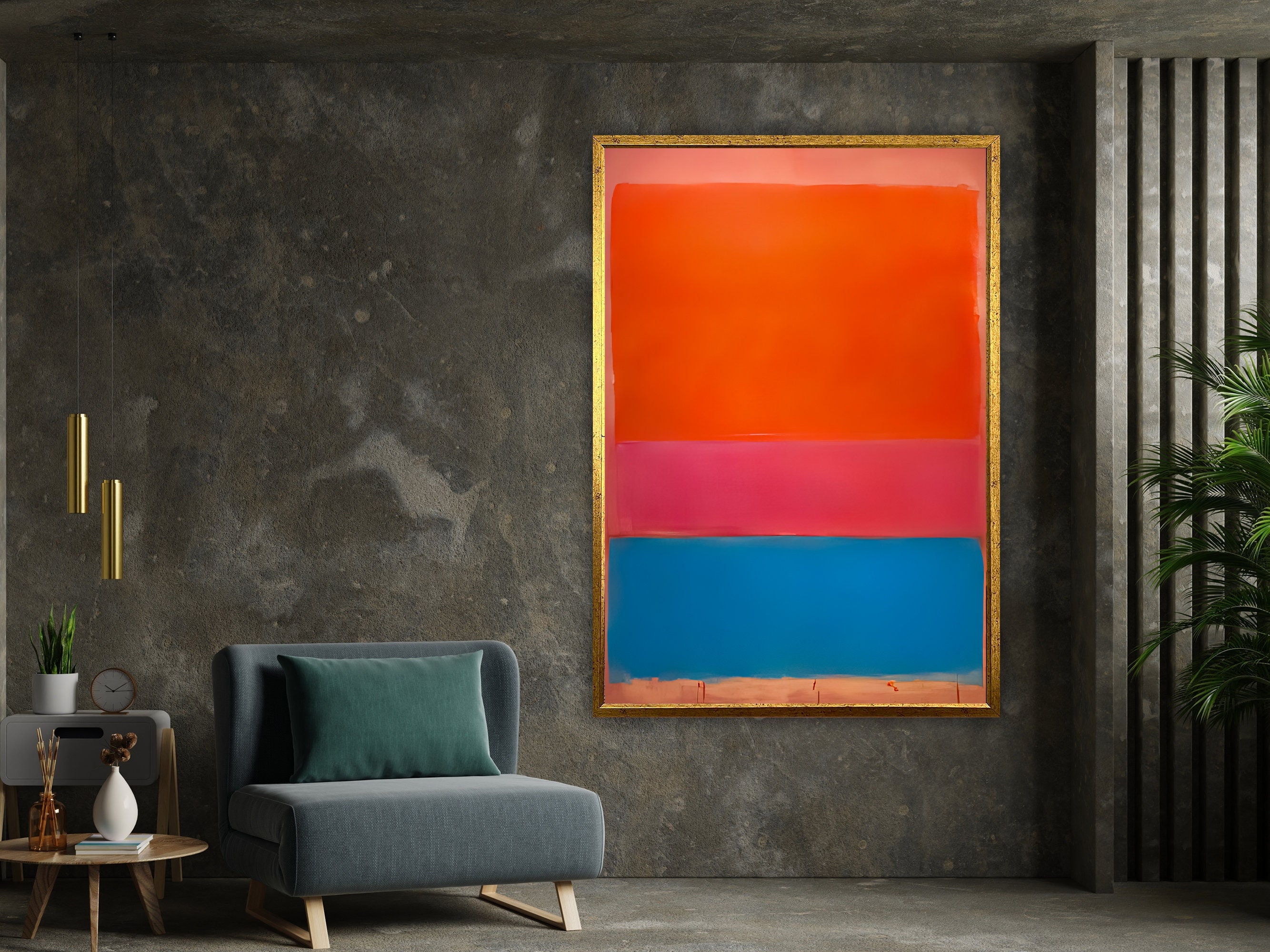 Mark Rothko Red Reproduction Canvas, Mark Rothko Painting, A | Inspire ...
