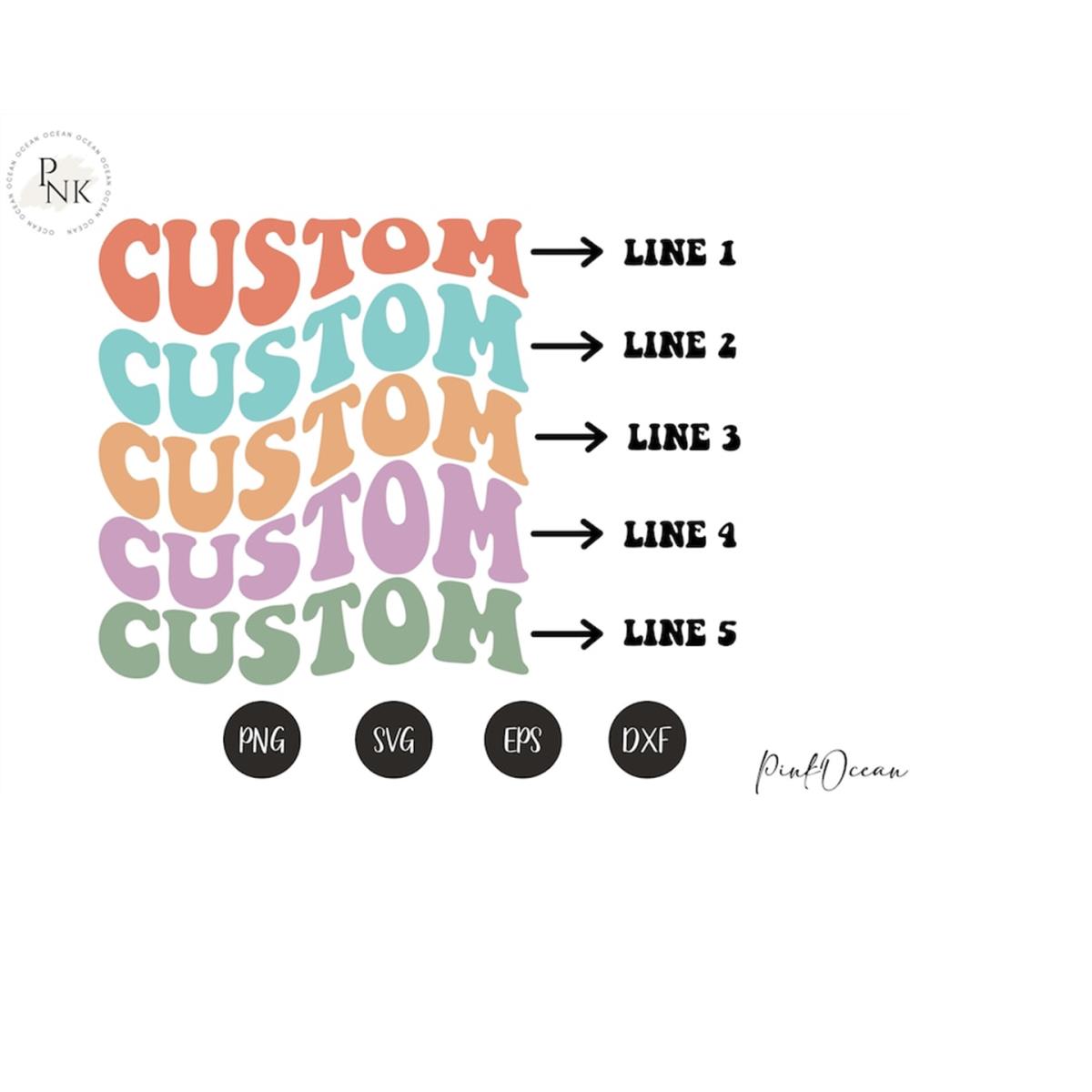 Custom Wavy Text Svg, Custom wavy letters svg, custom wavy f | Inspire ...