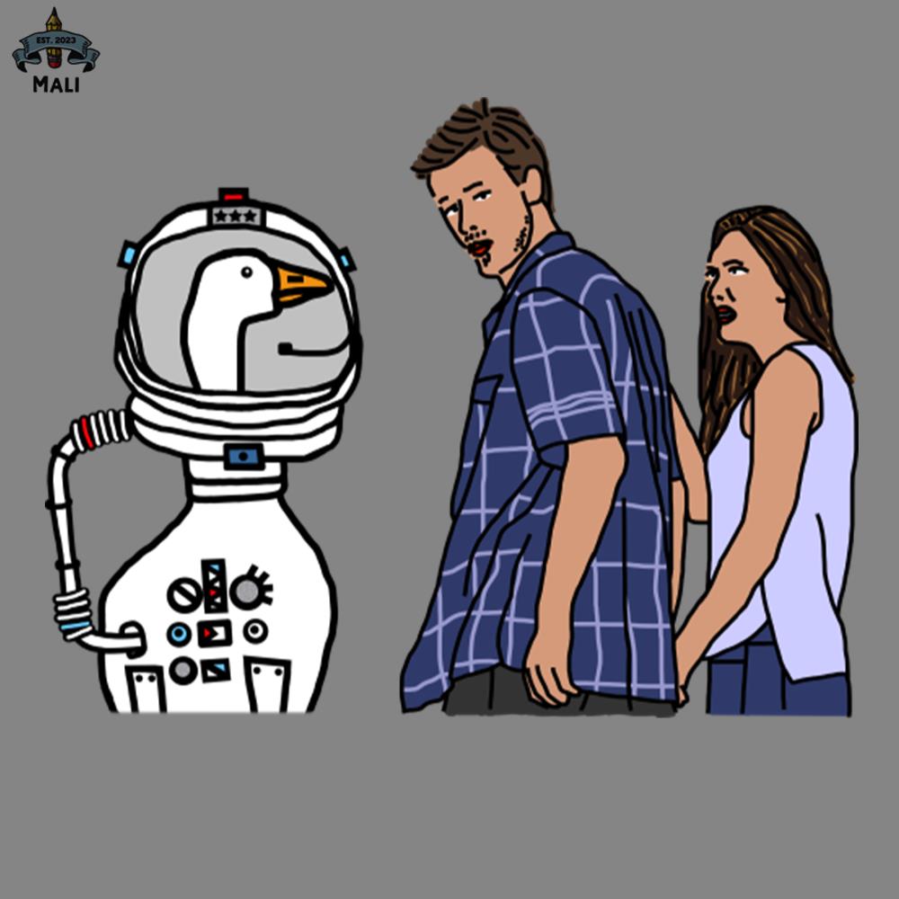 Distracted Boyfriend Meme With Funny Sci Fi Goose Astronaut - Inspire ...