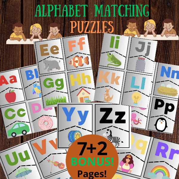 Alphabet letters Puzzles,alphabet flashcards,letter recognit | Inspire ...
