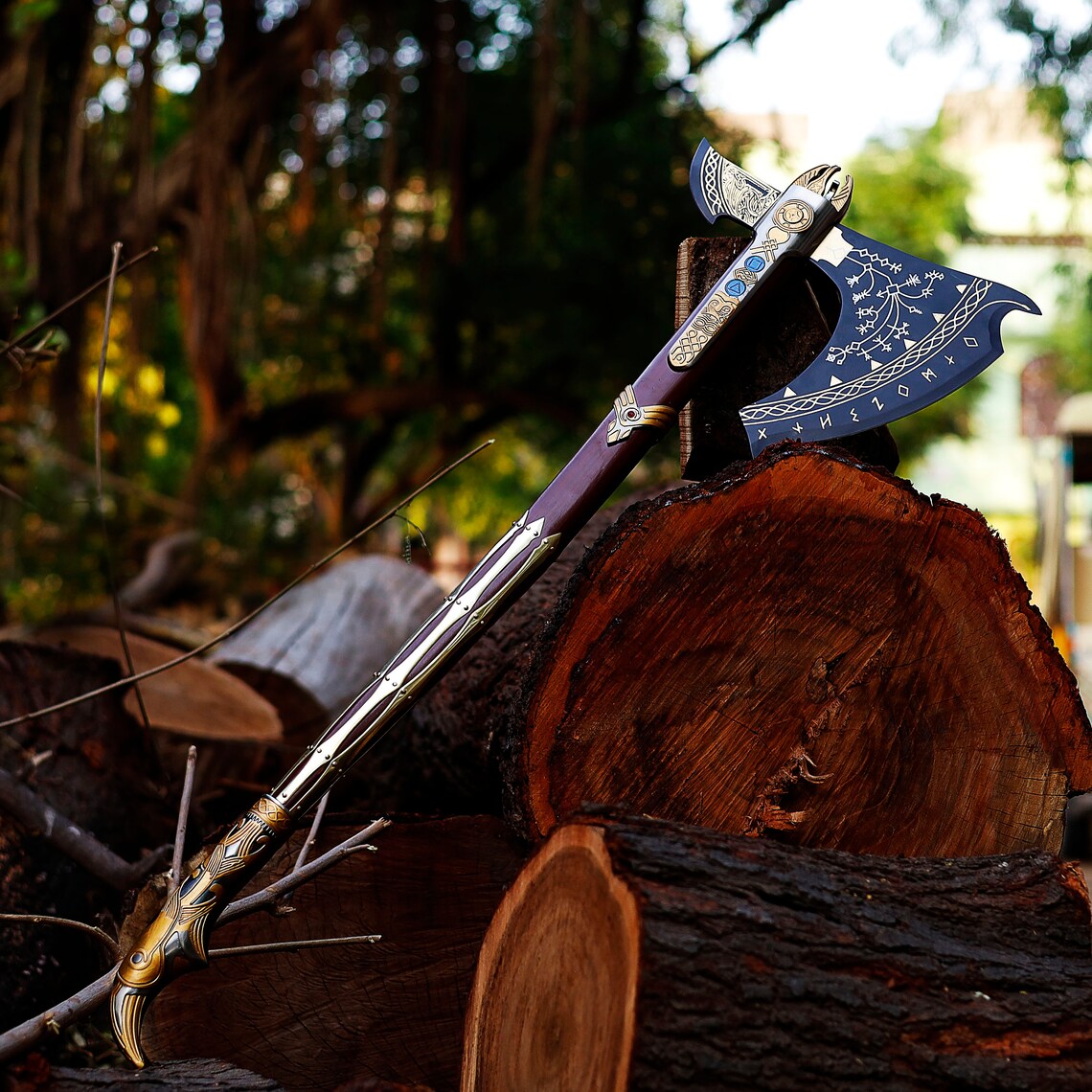 God of war - Kratos Leviathan Axe, Scandinavian axe, axe, no | Inspire ...