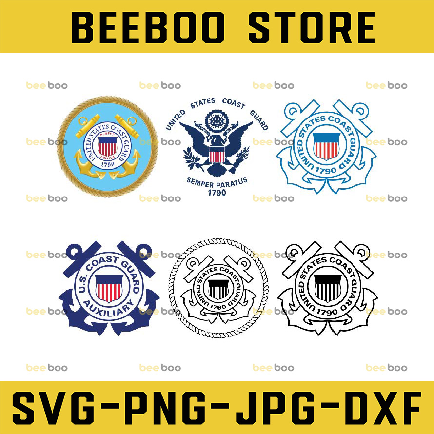 US Coast Guard vector svg, eps, dxf, png high res, jpg, pdf, - Inspire ...