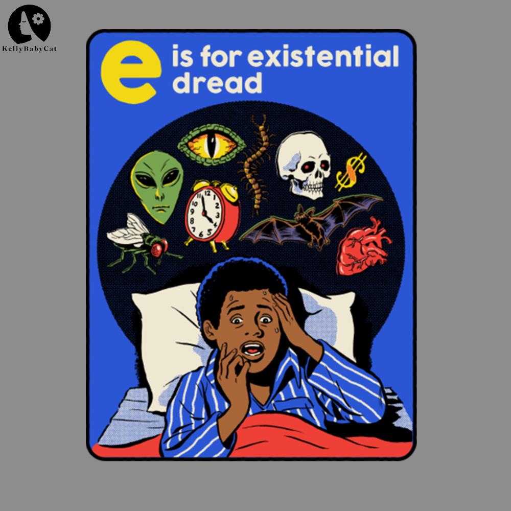 E is for Existential Dread Halloween PNG Download | Inspire Uplift