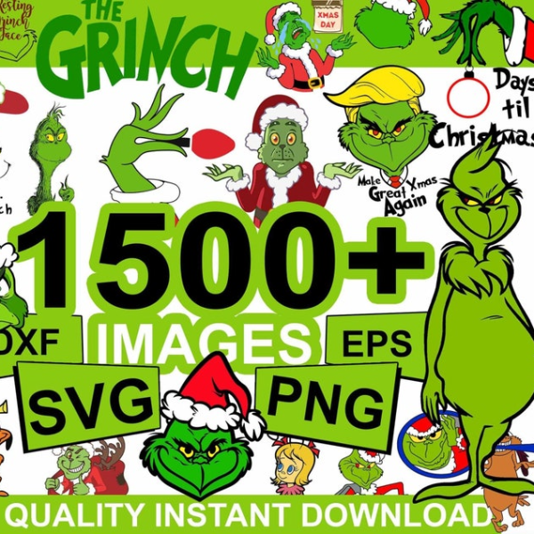 Ultimate Grinch SVG Bundle | Grinch SVG, Grinchmas svg, Gree - Inspire ...
