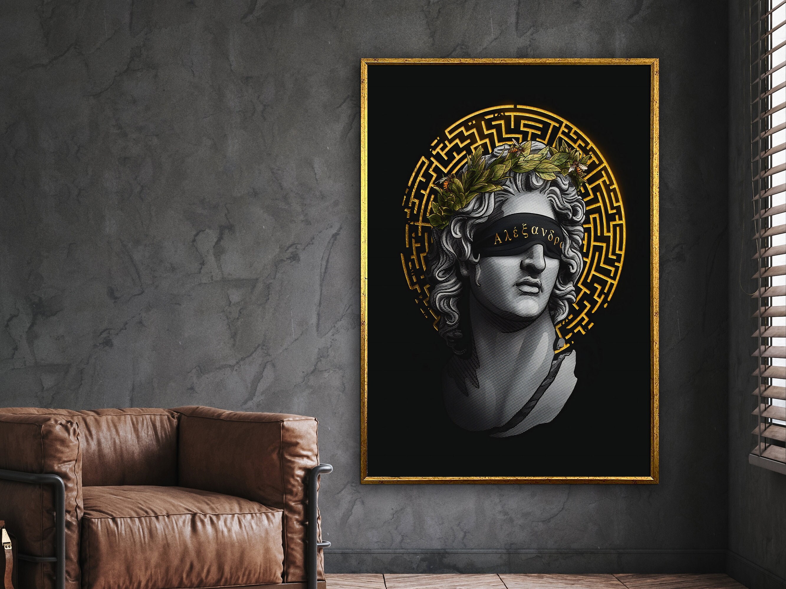 Statue Of David Canvas Art, David Portrait Art, Jewish Canva | Inspire ...