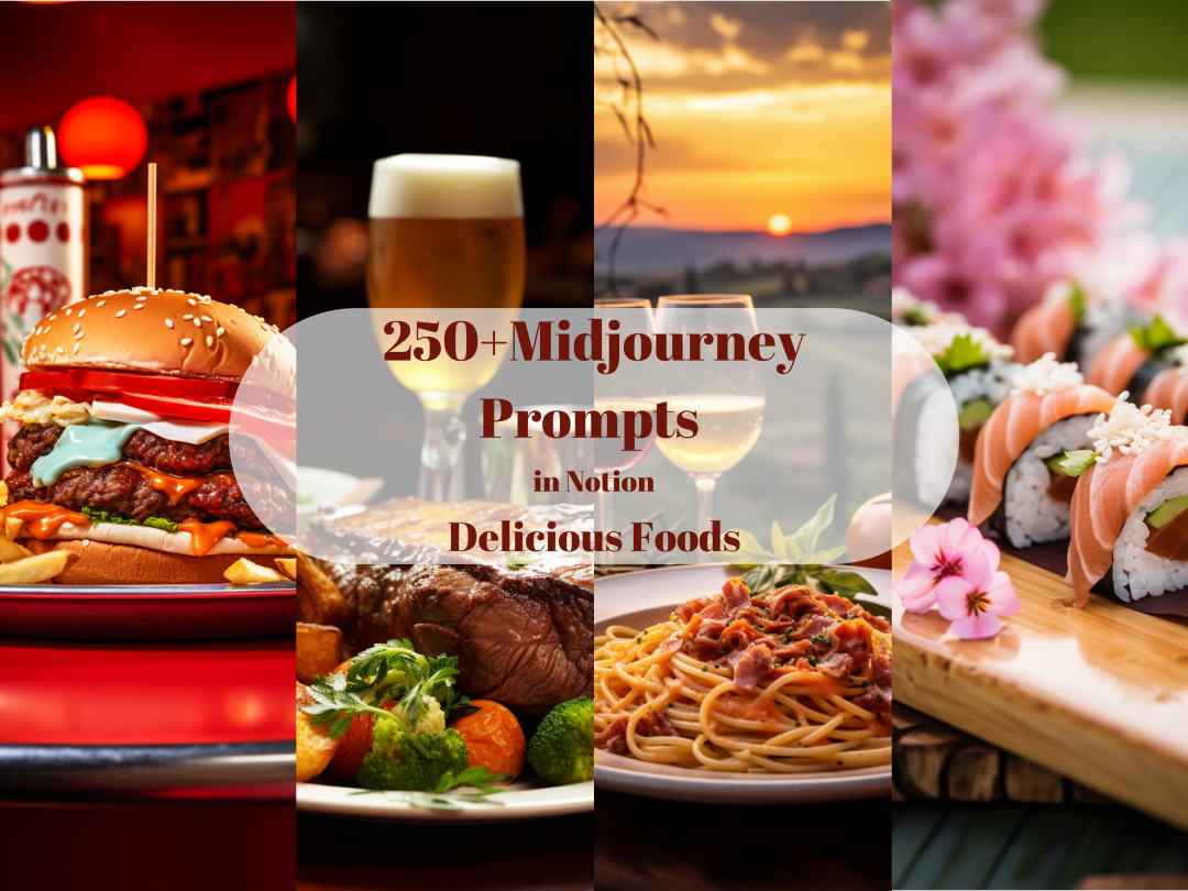 250 Delicious Foods Midjourney Prompts, Realistic Food Art, - Inspire ...