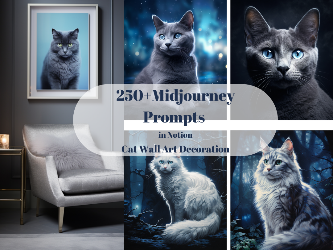 250 Cat Midjourney Prompts used for home/office decoration, - Inspire ...