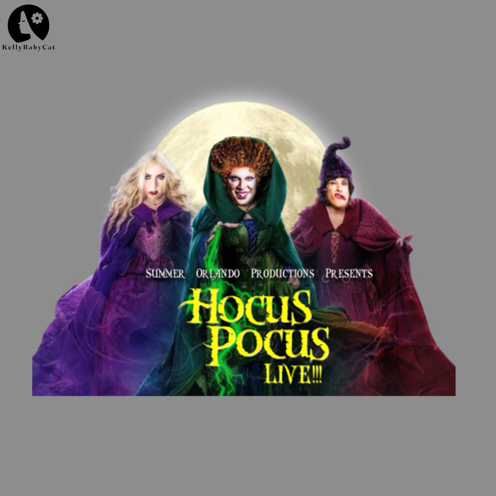 Hocus pocus Live 2022 Halloween PNG Download | Inspire Uplift