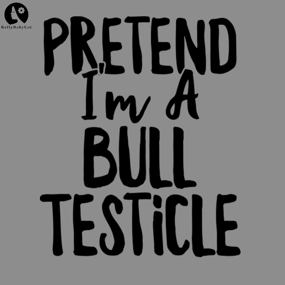 Pretend Im a Bull Testicle Costume Halloween Couples design | Inspire ...