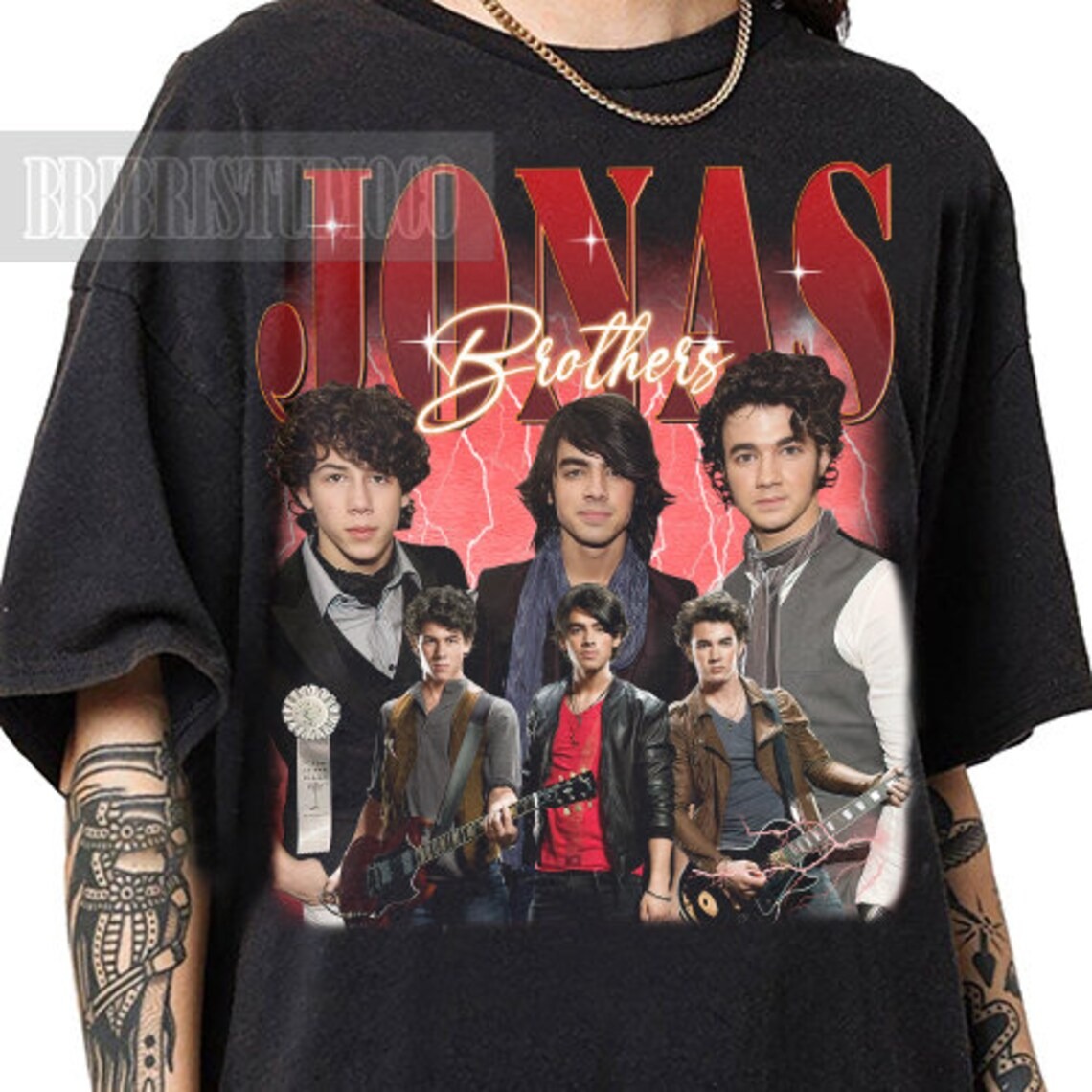 Jonas Brothers Graphic Sweatshirt - Jonas Brothers Vintage G | Inspire ...