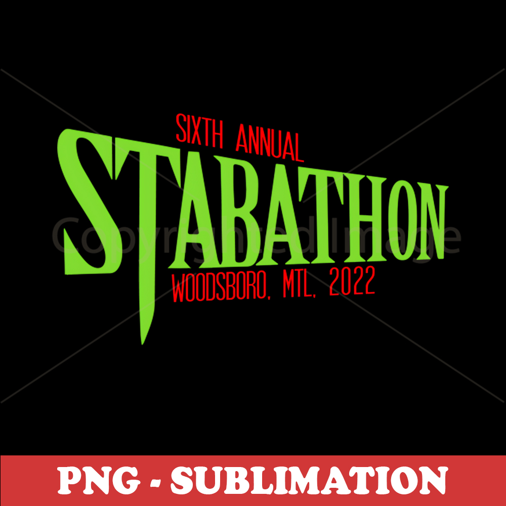 Scream VI - Stabathon - Exclusive Sublimation PNG Digital Do | Inspire ...