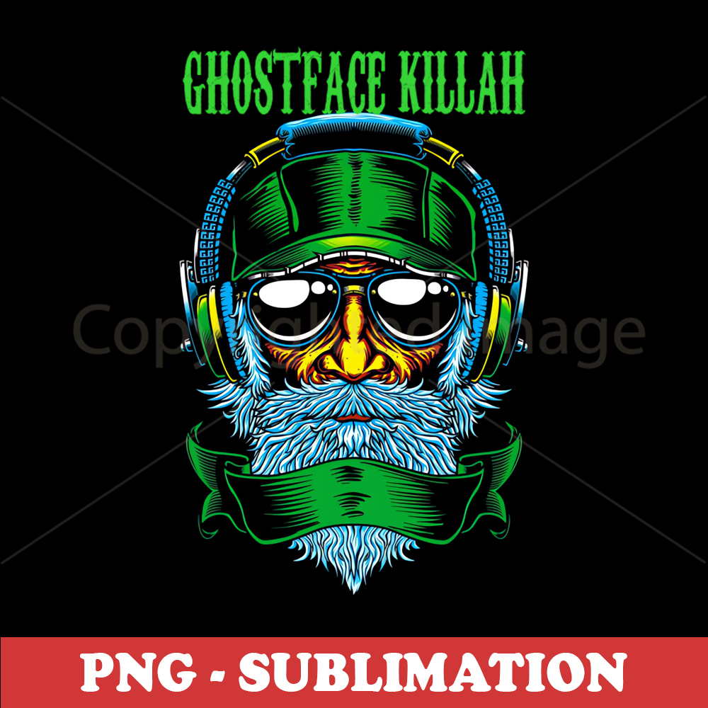 Ghostface Killah Sublimation PNG - Rapper Legend Artwork - I - Inspire ...