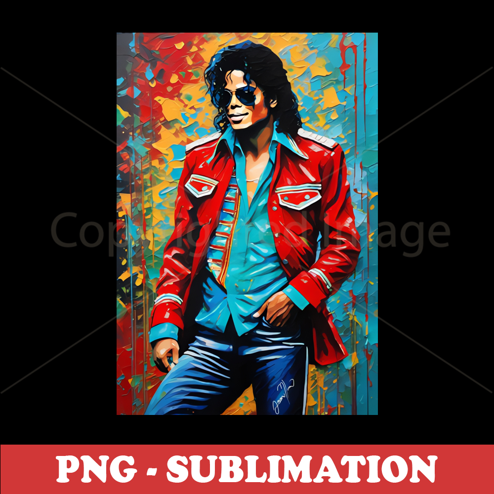 Michael Jackson 1980s PNG Sublimation Download - Iconic Retr - Inspire ...