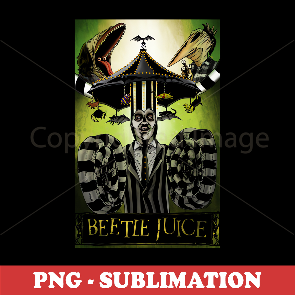 Beetlejuice Sublimation Design - Vibrant PNG Digital Downloa - Inspire ...