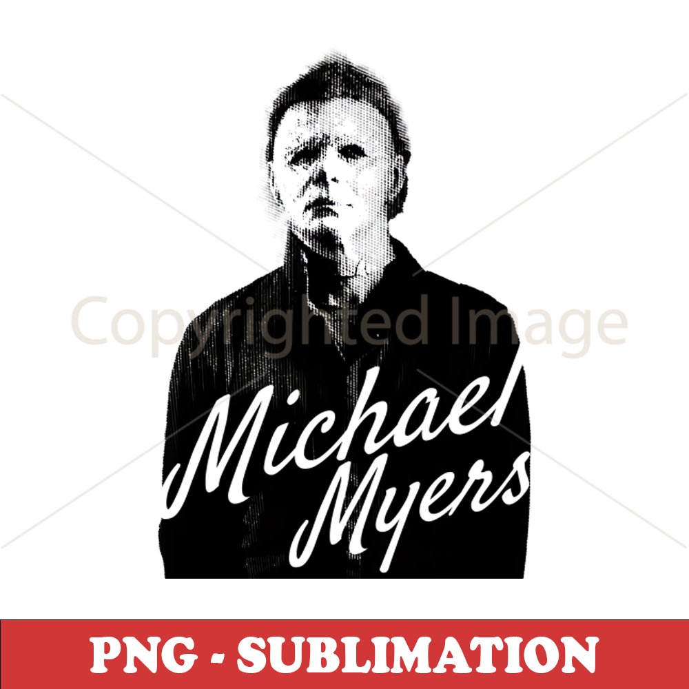 Michael Myers Retro - Horrifying PNG Digital Download - Perf - Inspire ...