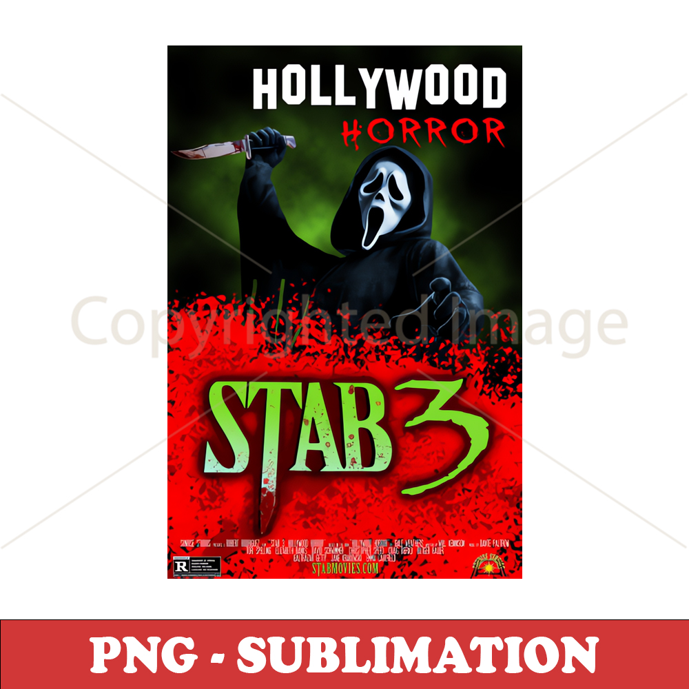 Hollywood Horror Poster - Stab 3 - Spine-Chilling Sublimatio | Inspire ...