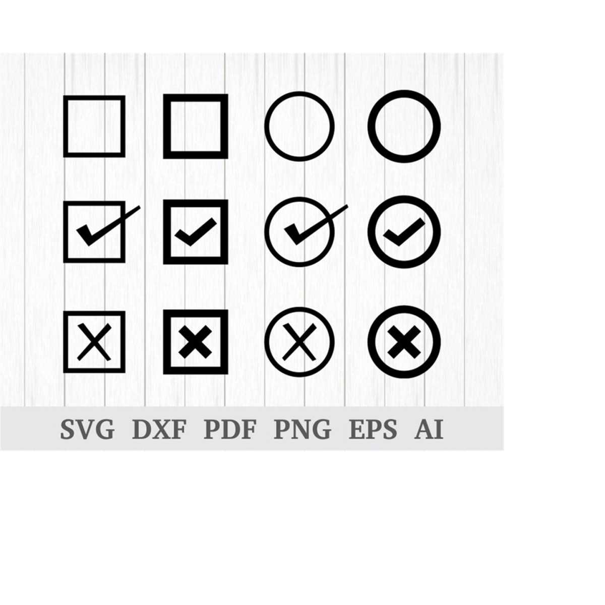 Check Mark svg , Tick Mark Svg, Check box svg, Cross Mark Sv - Inspire ...