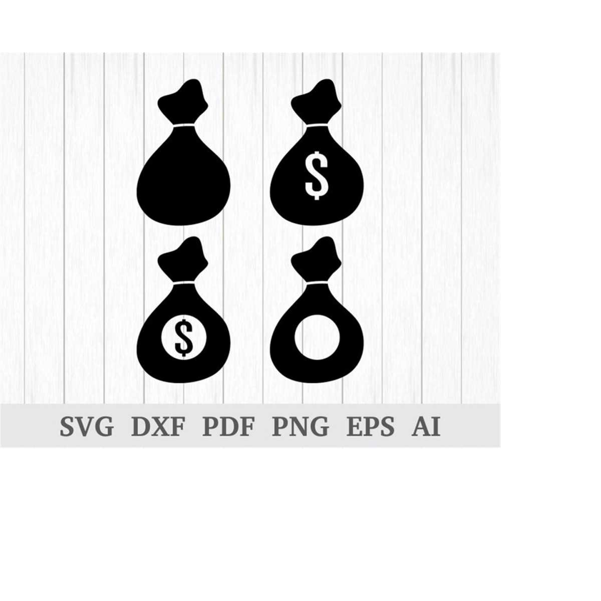 Money Bag SVG, Money SVG, Money Bag Vector, Money Bag Clipar | Inspire ...