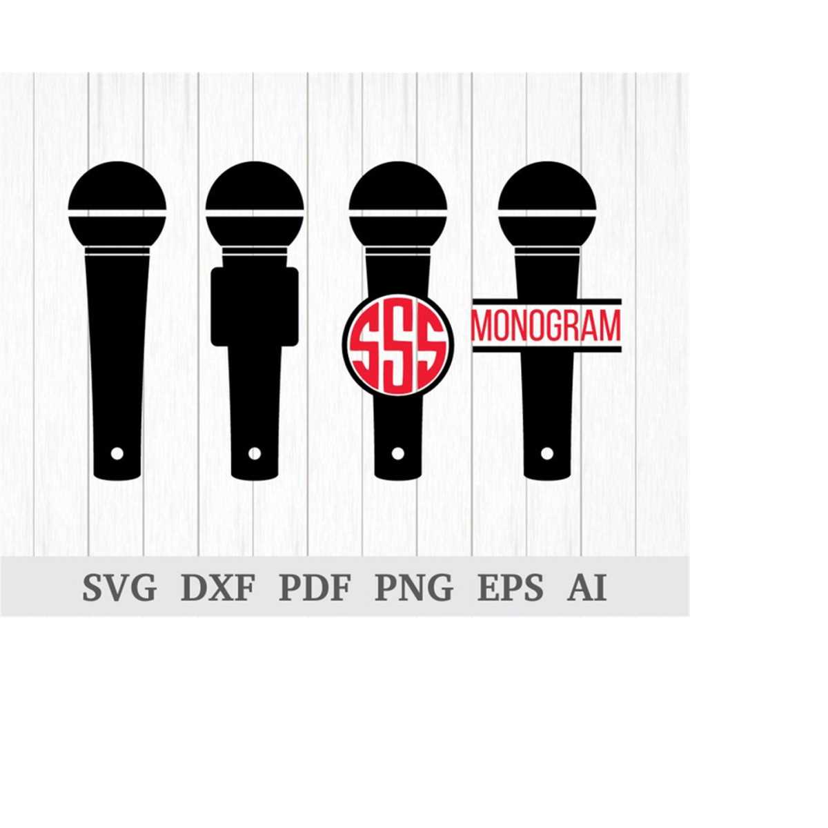 Microphone SVG, Mic SVG, Microphone Clipart, Microphone vect | Inspire ...