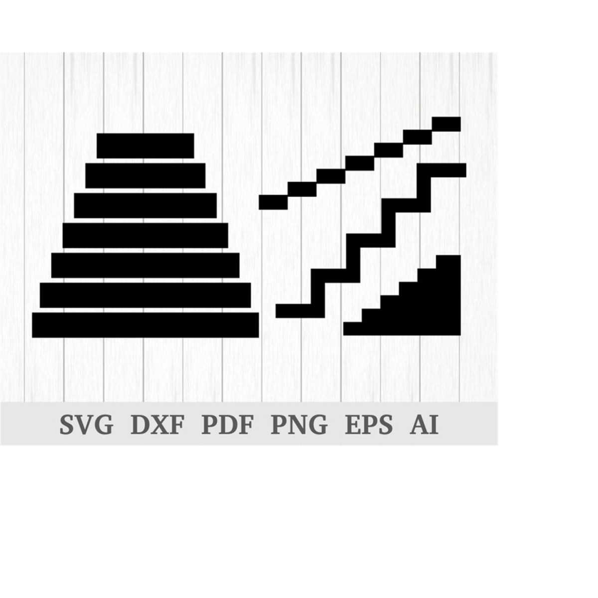 Stairs Svg , Staircase Svg, Stairs clipart, Stairs Clip art, - Inspire ...