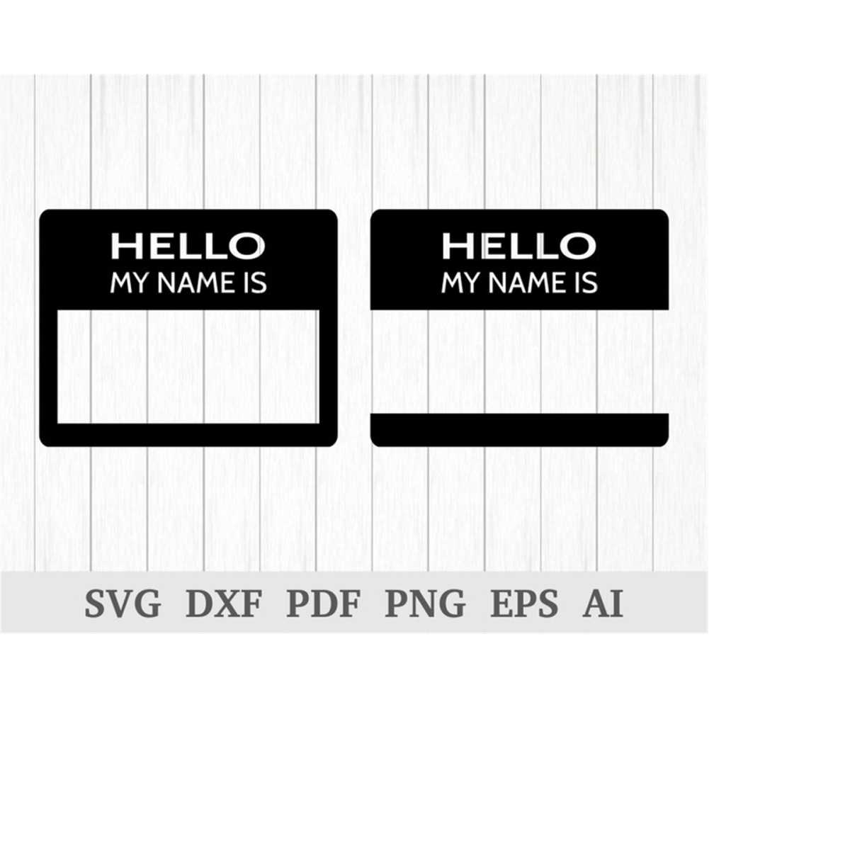 Name Tag Svg , Hello my name is Svg, Name tag clipart, Name - Inspire ...