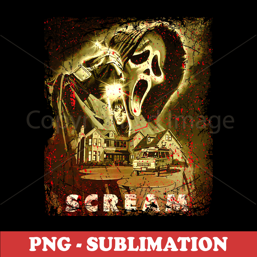 Ghostface - Scream Legacy PNG Digital Download - Unleash the | Inspire ...