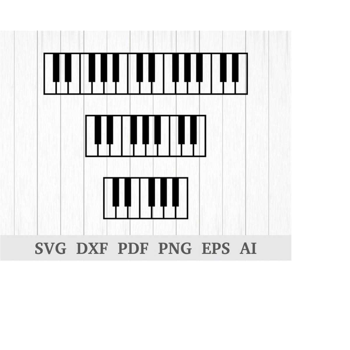 Piano Keys SVG, Piano SVG , Keyboard svg, Piano Keys vector, - Inspire ...