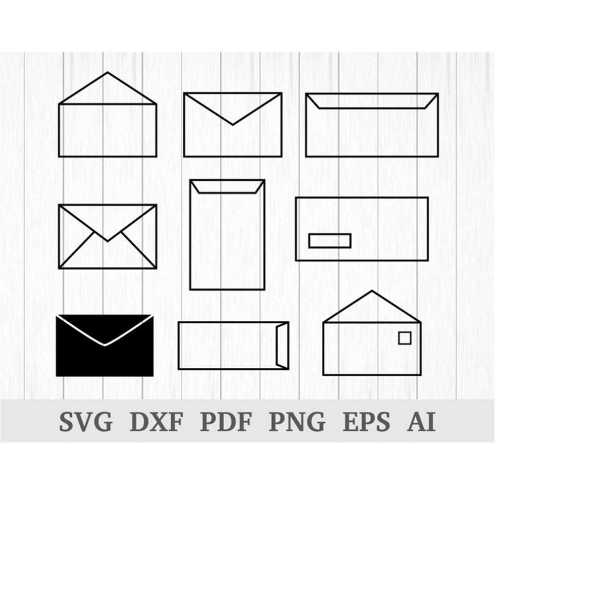 Envelope SVG file, Envelopes SVG , Mail svg, Email SVG, Lett - Inspire ...