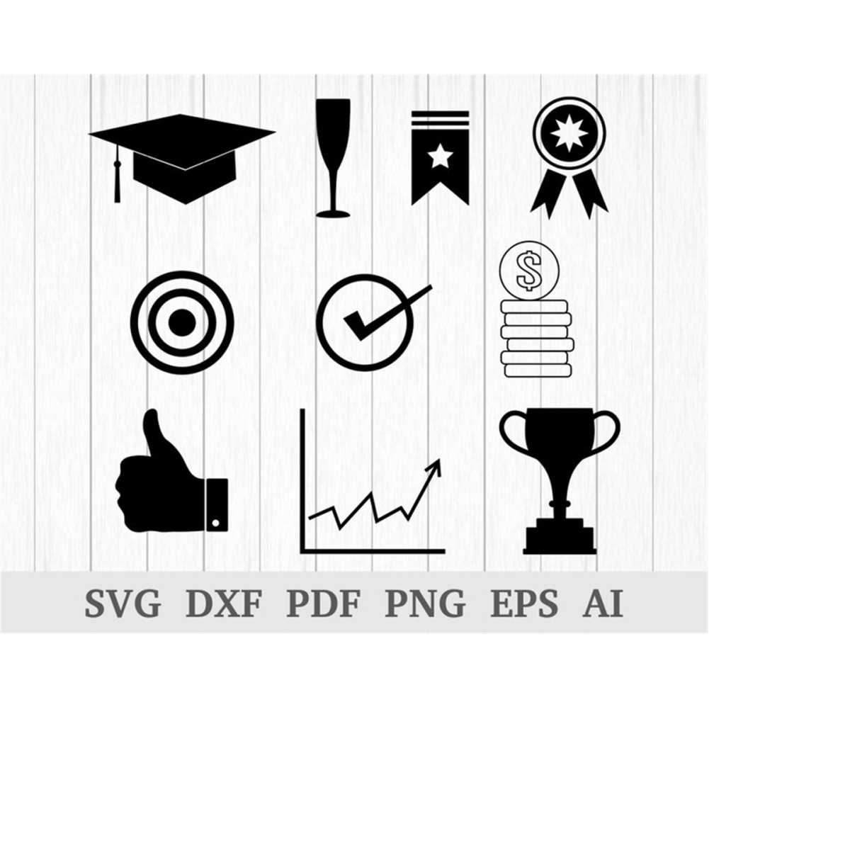 Success SVG, Medal SVG, Award SVG, Trophy svg, Goal svg, Mon - Inspire ...