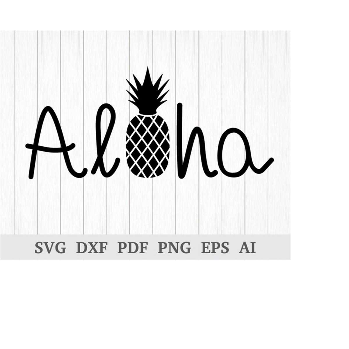Aloha SVG, Summer svg, Beach SVG, Pineapple svg, Hello svg, - Inspire ...