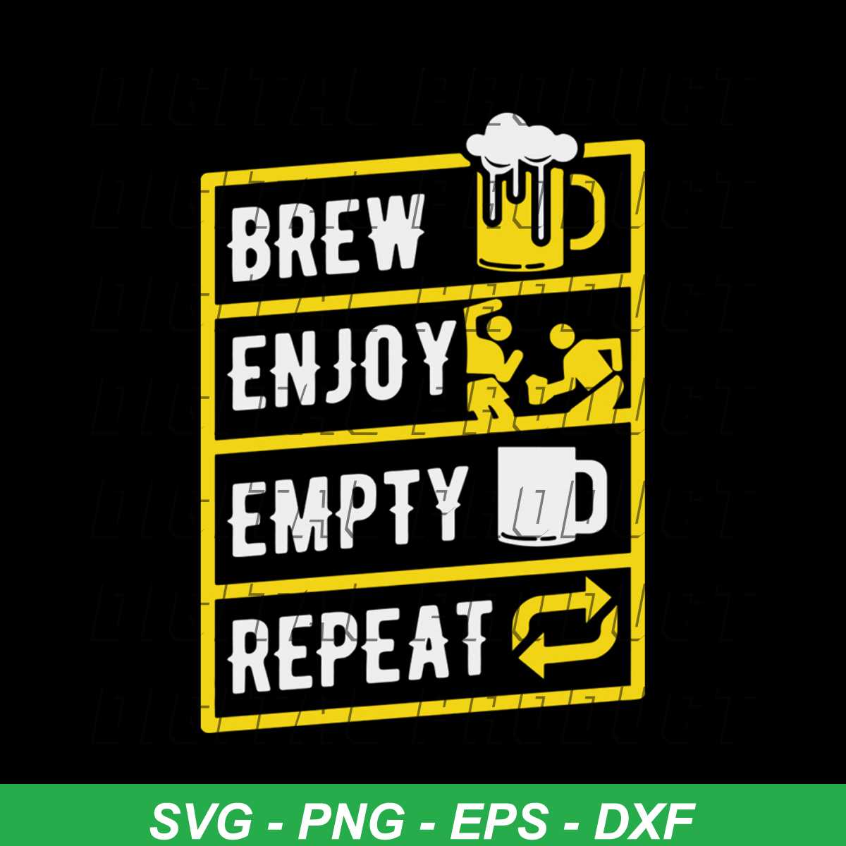 Beer, brew, enjoy, empty, repeat,day of beer gift, cheers an | Inspire ...