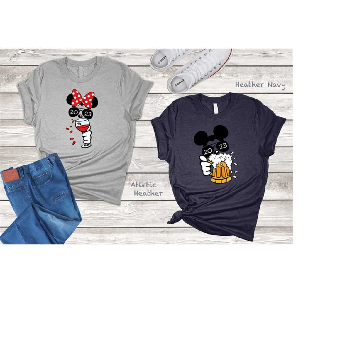 Disney Couple Shirt, Mickey and Minnie Couples Shirt, Disney | Inspire Uplift