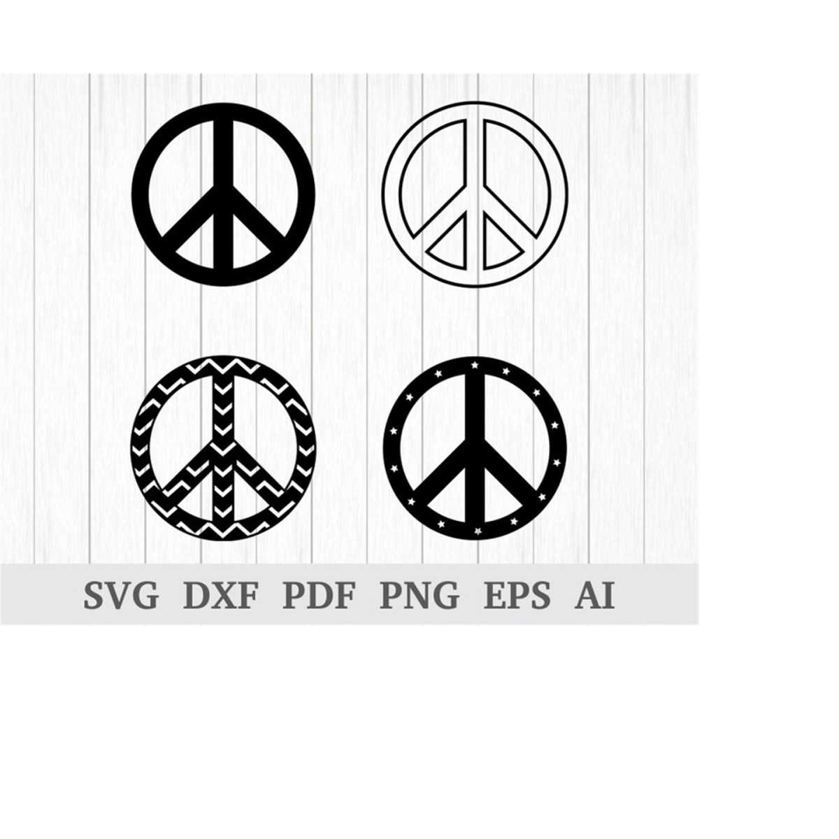 Peace Sign Svg file, Peace Symbol SVG, Peace svg, Peace Sign - Inspire ...