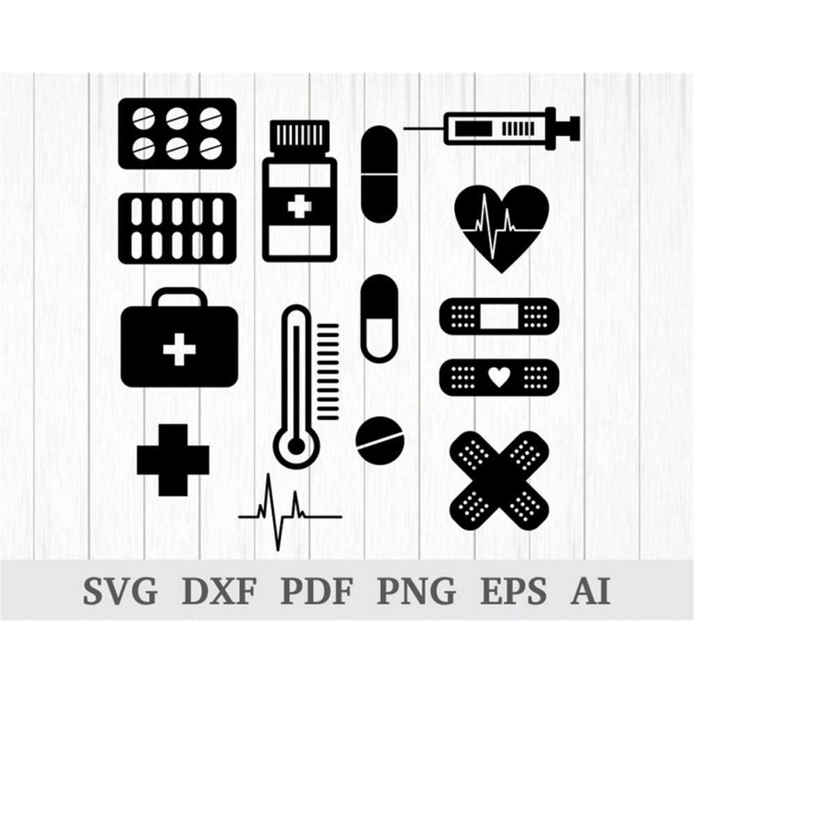 Medical svg, Hospital svg, First aid svg, Healthcare svg, Me | Inspire ...