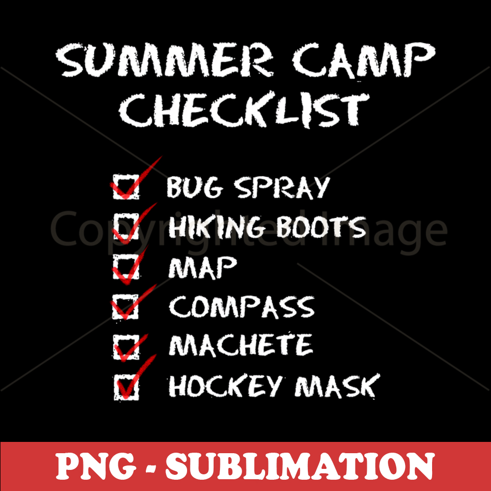 Summer Camp Checklist - Printable PNG Download - Stay Organi | Inspire ...